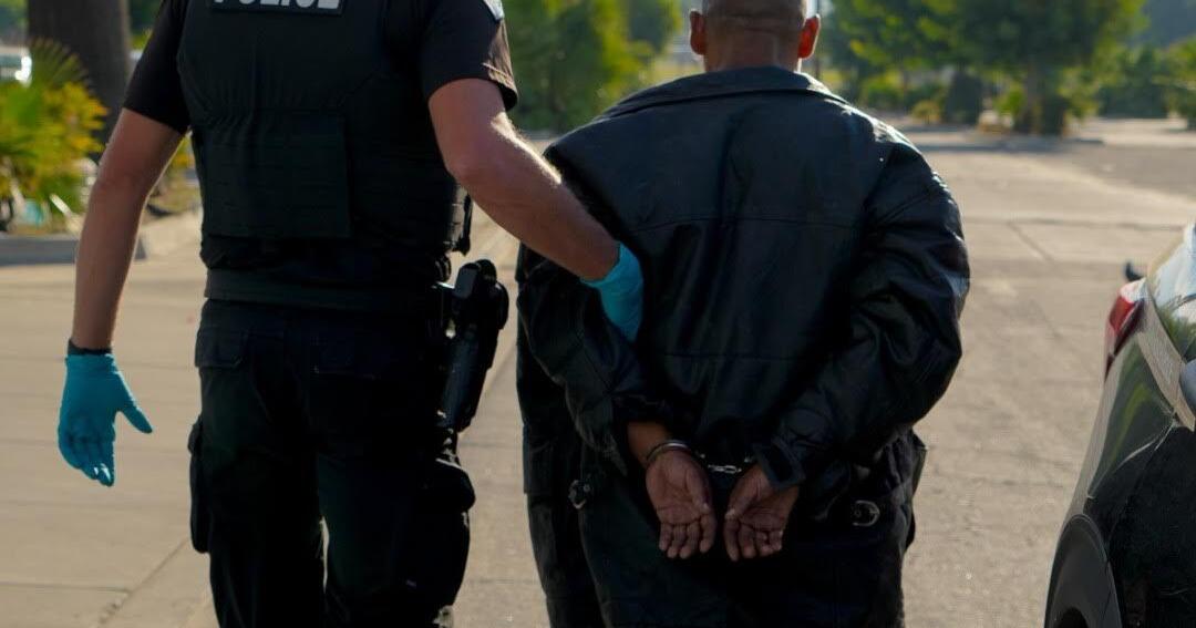 Suspect is arrested for allegedly chasing person with a hammer and ...