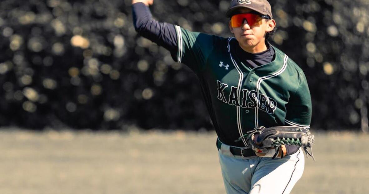 Seven pitchers combine for two-hit shutout for Kaiser baseball team ...