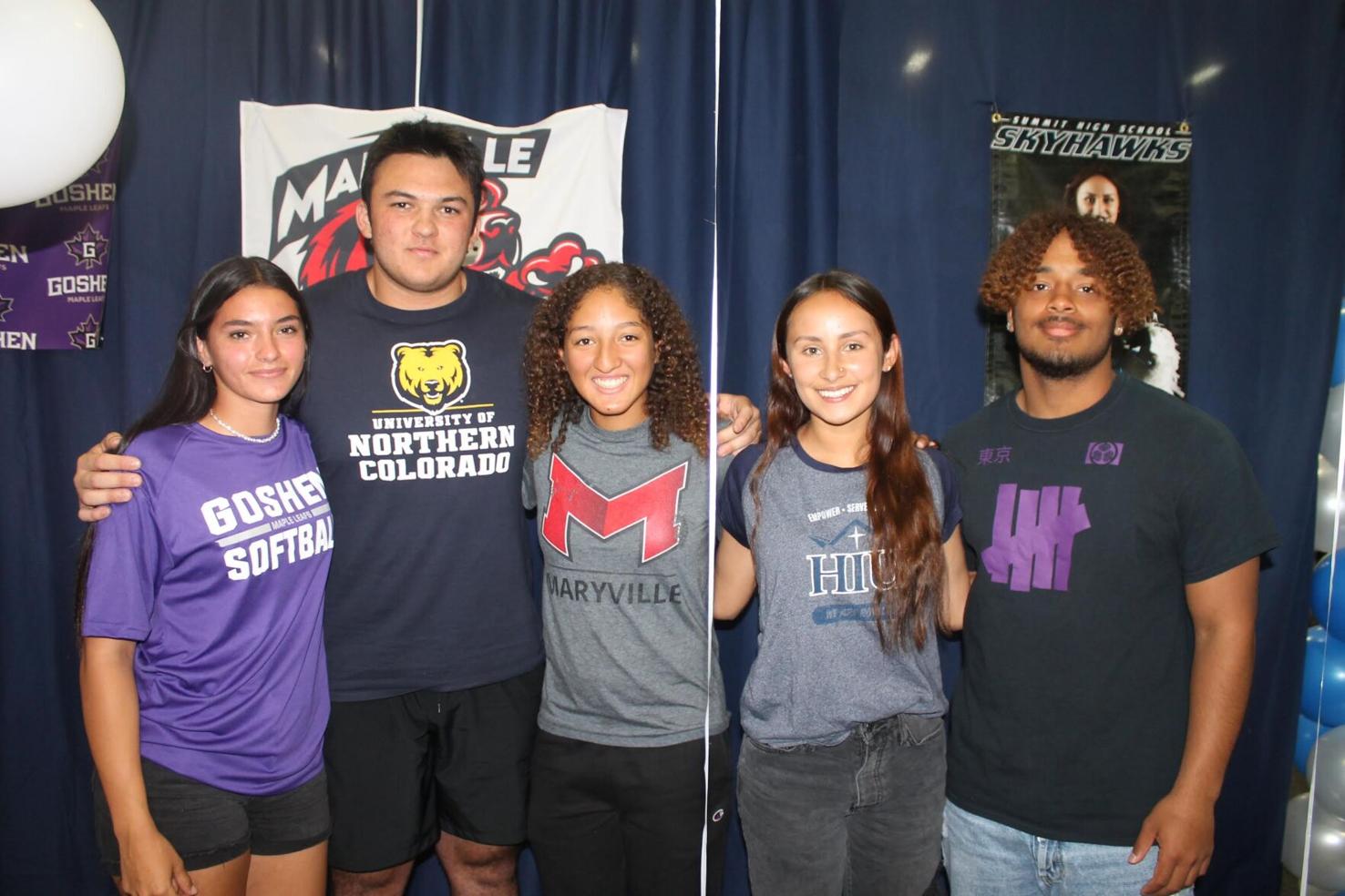 Five Summit High School student-athletes receive college scholarships ...