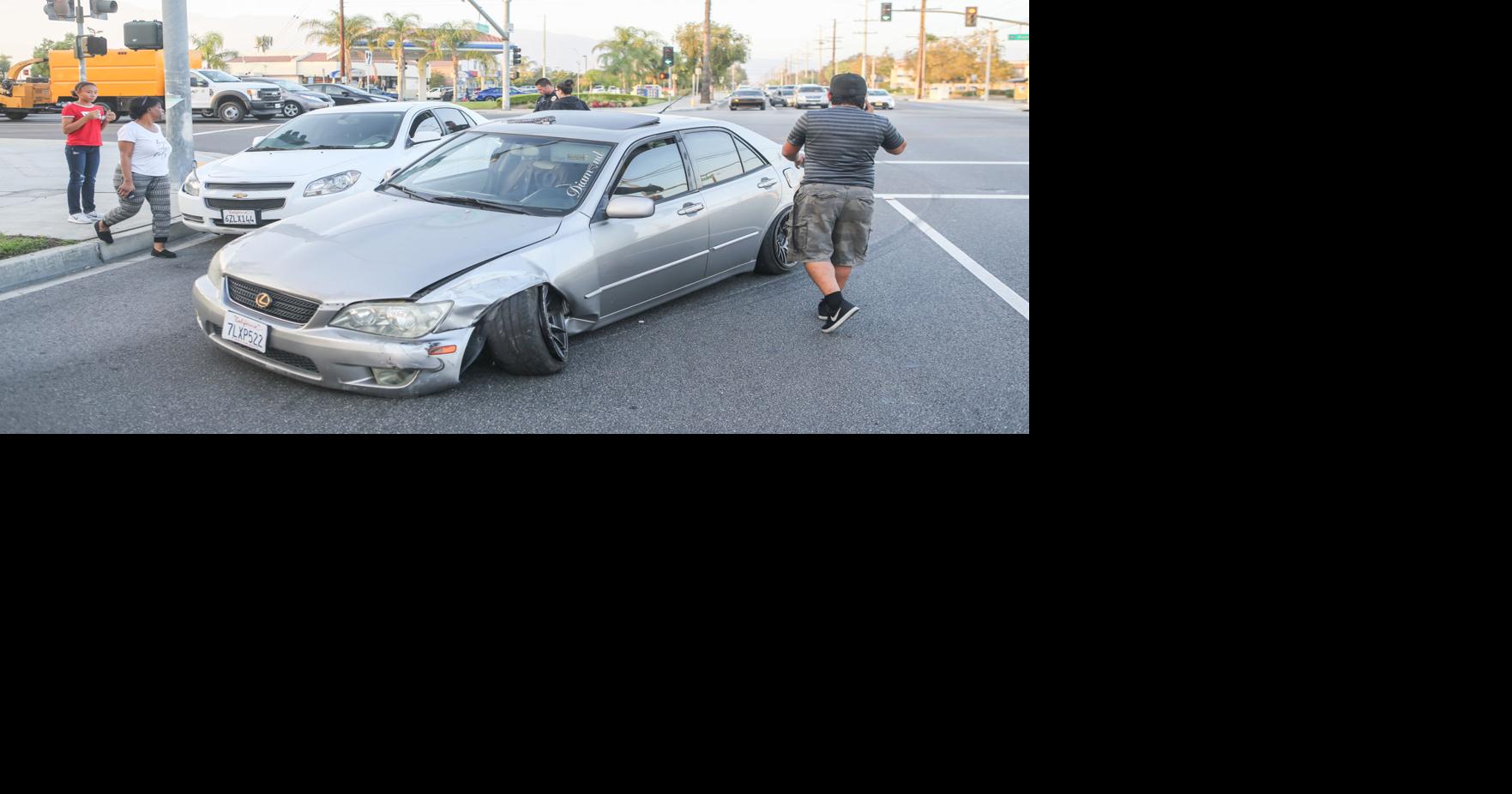 One person is injured in two-vehicle collision in Fontana on Nov. 7 ...