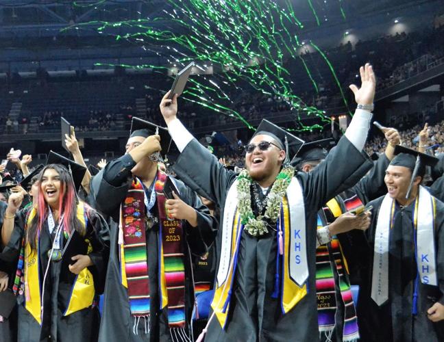 Kaiser High School holds ceremony for its excited graduating seniors ...