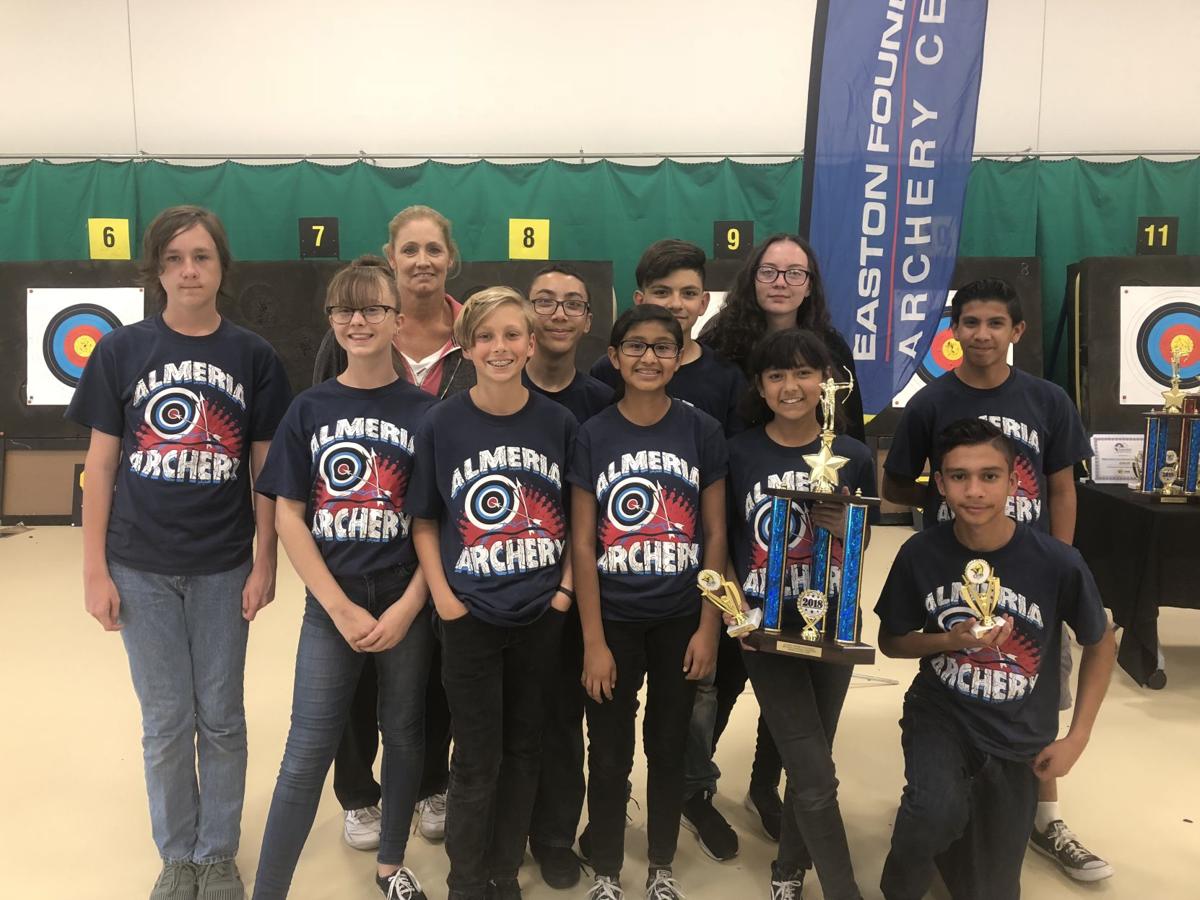 Almeria Middle School students take third place in national archery ...