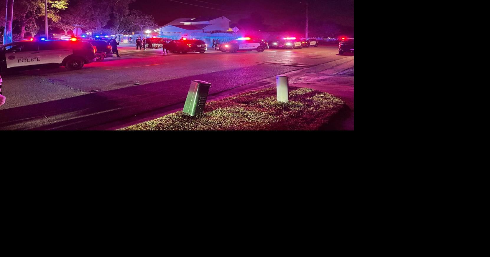 Five suspects are arrested after officers were attacked in Fontana ...