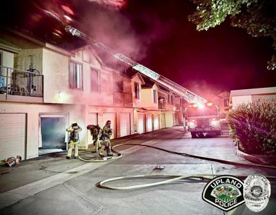 Fire is extinguished at apartment complex in Upland | Inland Empire ...