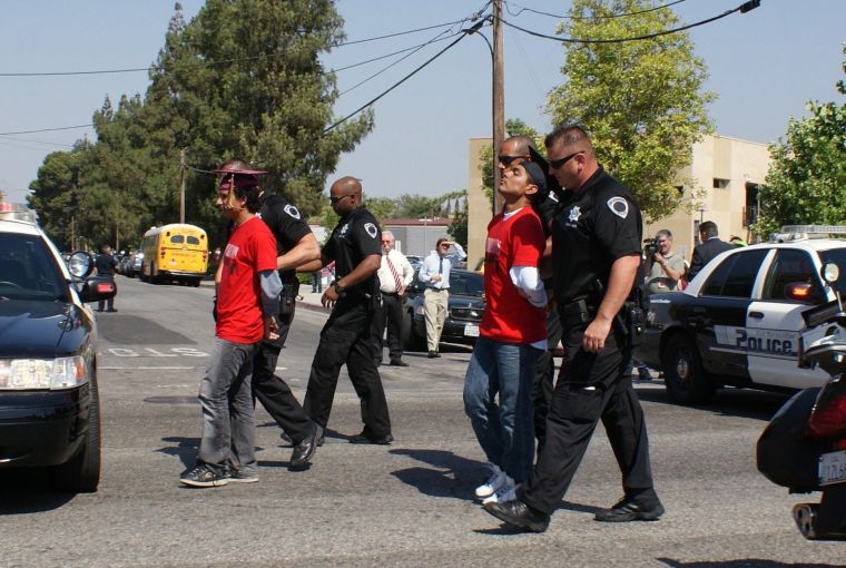 Undocumented students arrested during protest | News ...