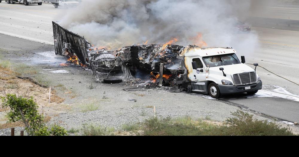 Truck is destroyed by fire on Interstate 15 Freeway on June 4 | News ...