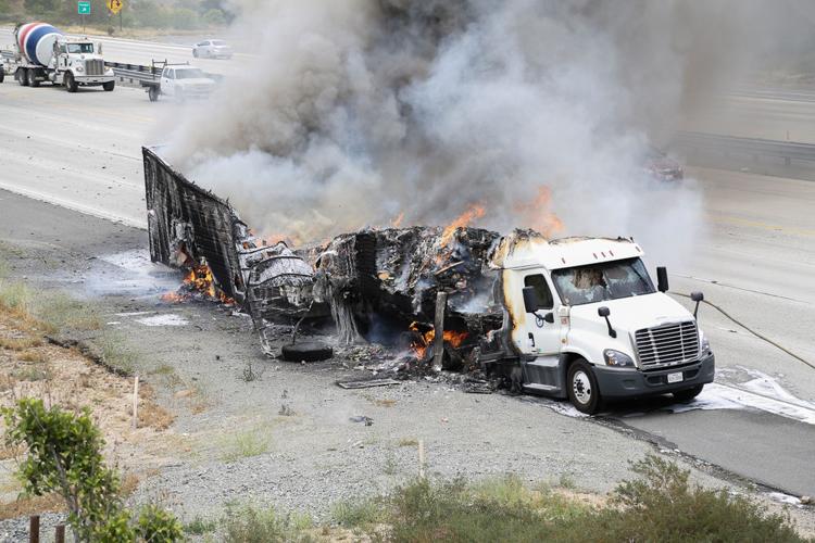 Truck is destroyed by fire on Interstate 15 Freeway on June 4 | News ...