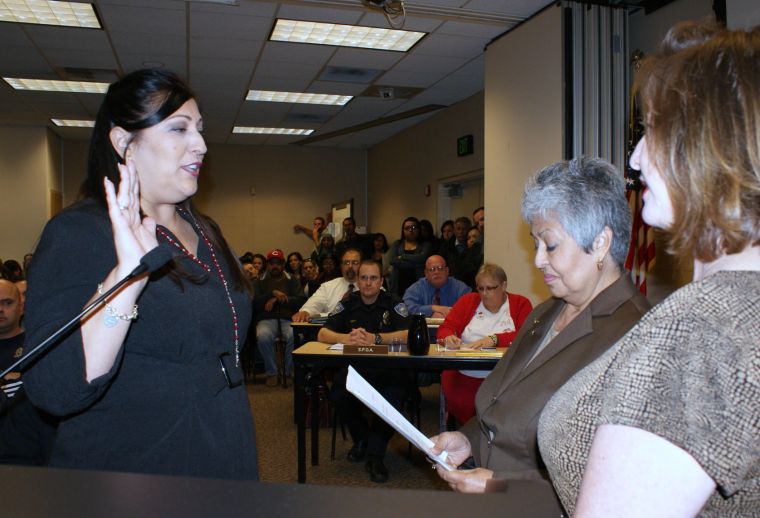 Acquanetta Warren announces her plans for the city after taking oath as ...