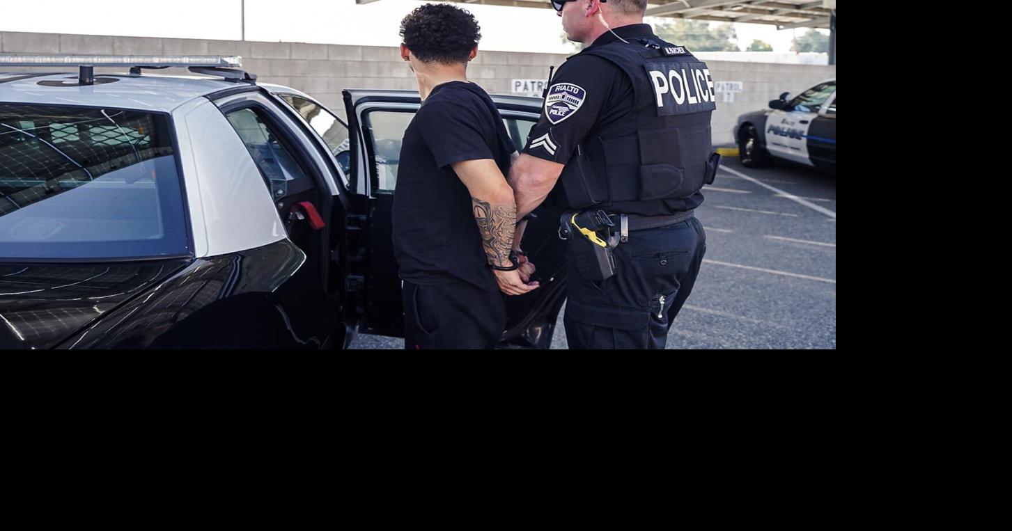 Rialto officers arrest six suspects and seize three loaded firearms ...