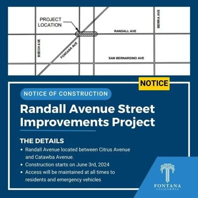 Randall Avenue Street Improvements Project will begin on June 3 | News ...