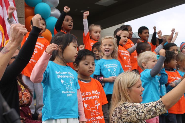 Dedication ceremony held for Falcon Ridge Elementary School in ...