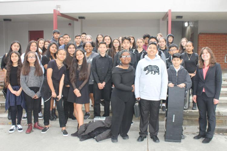 High school and middle school bands and orchestras participate in ...