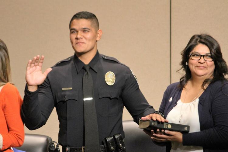 Swearing-in ceremony held for five new Fontana Police Department ...