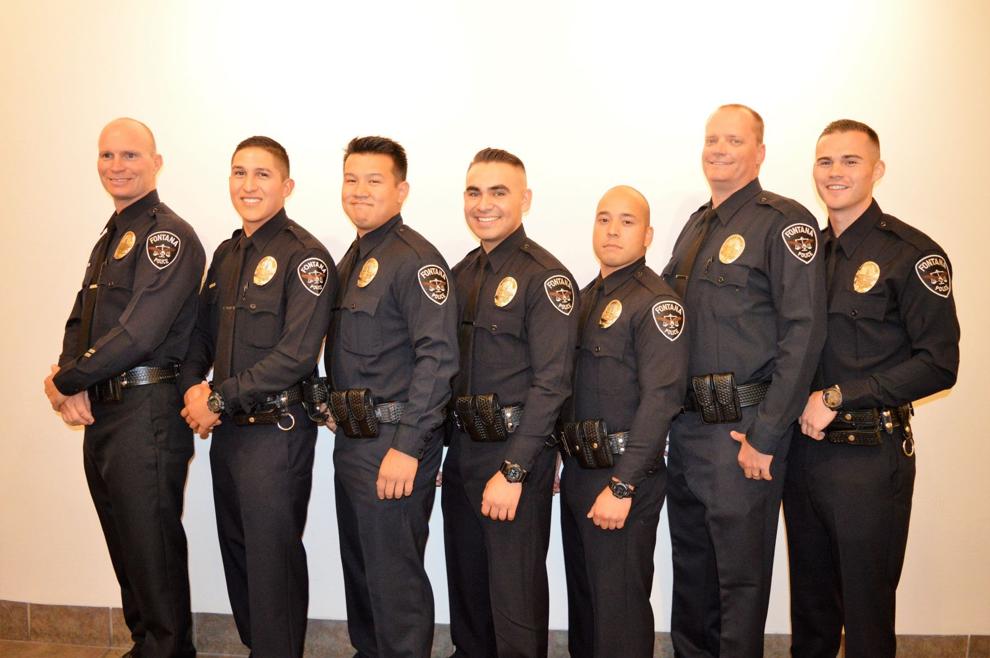 Seven new officers are welcomed into Fontana Police Department | News ...