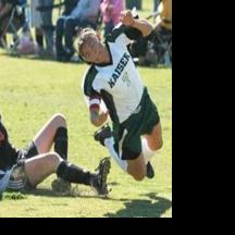 Bobbie Roberts got tripped as she went for the ball. | Sports ...