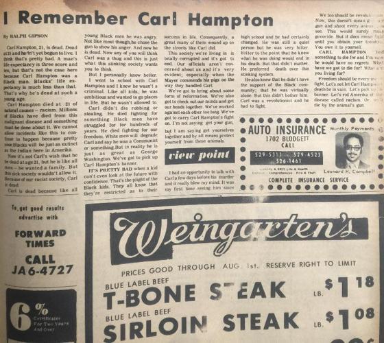 50 Years: We Remember Carl Bernard Hampton | State & Local News ...