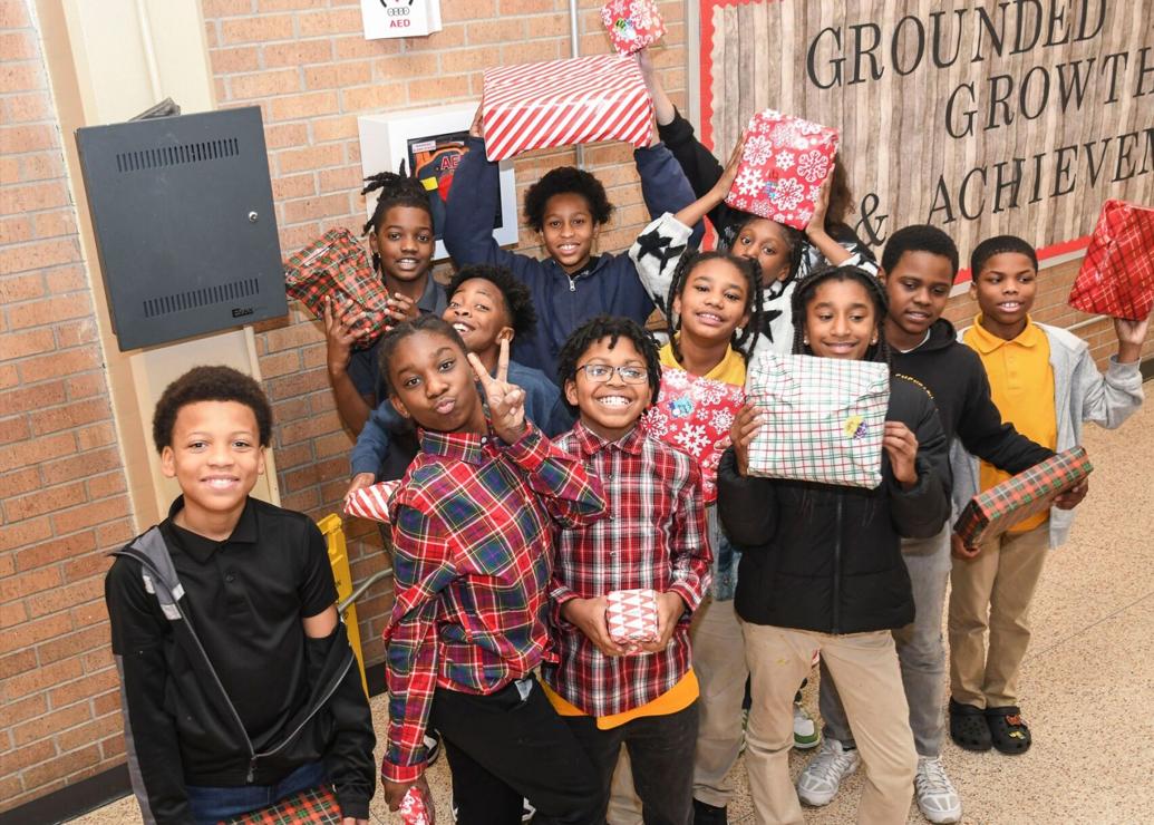 Kay Davis In The Community Blesses Ethel M. Young Elementary Students ...
