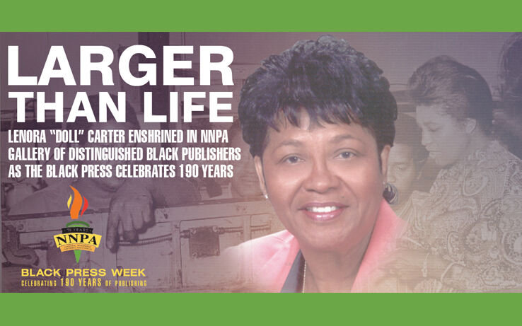LARGER THAN LIFE: Lenora “Doll” Carter Enshrined in NNPA Gallery of ...