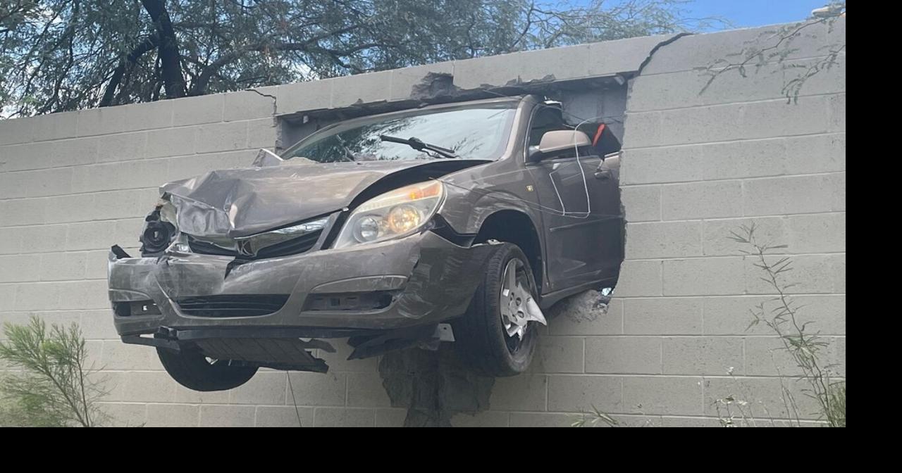 Motorist in critical condition after crashing through wall on Arizona ...