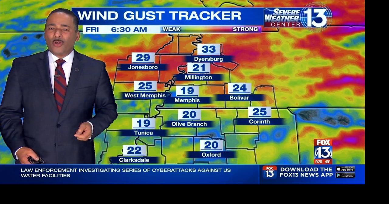 WATCH: Storms and strong winds possible through Friday morning across ...