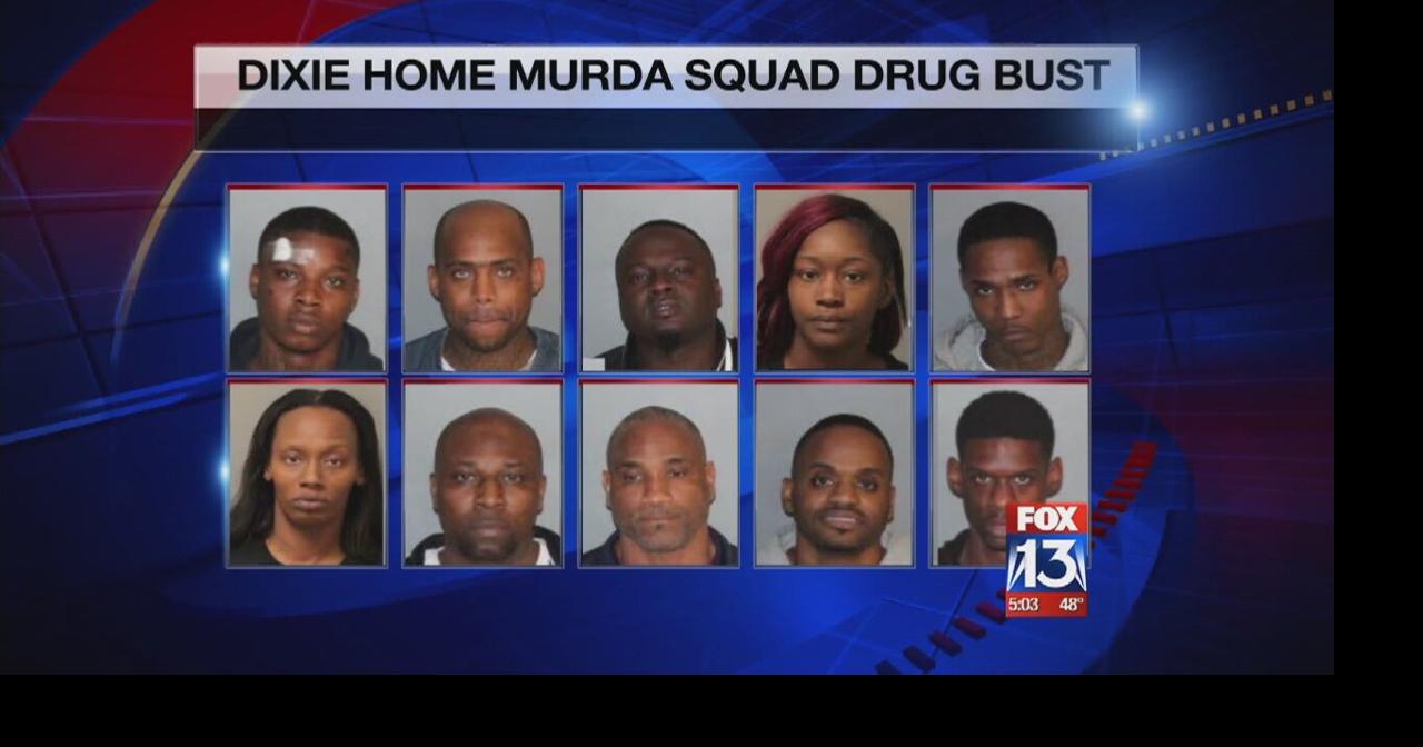 10 suspects arrested in 'Operation: Dixie Homes Murda Squad' | News ...