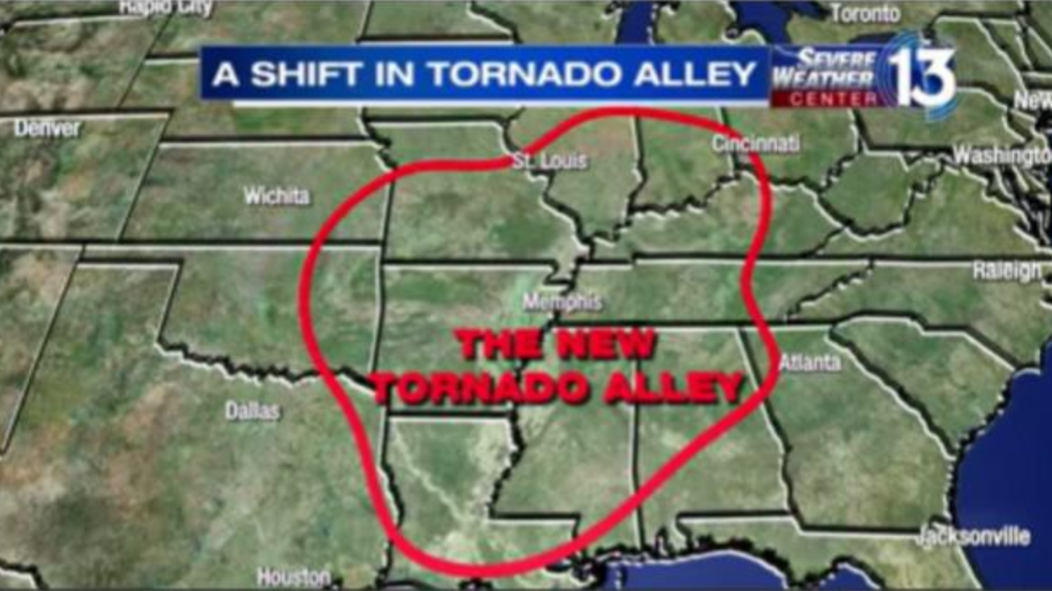 Tornado Alley is shifting. Is the Mid-South prepared? | News ...