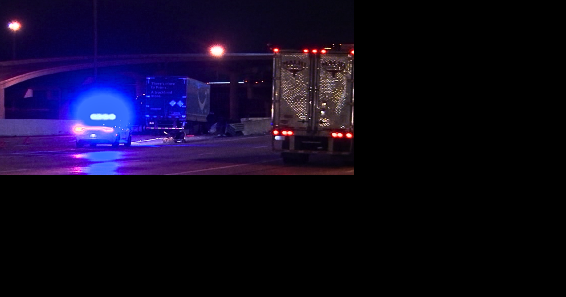 Tractor-trailer wreck blocks traffic on Sam Cooper Blvd. after midnight ...