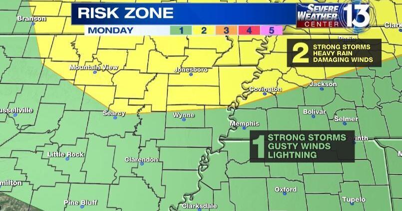 WATCH: Cloudy skies during the day lead the way for scattered showers ...