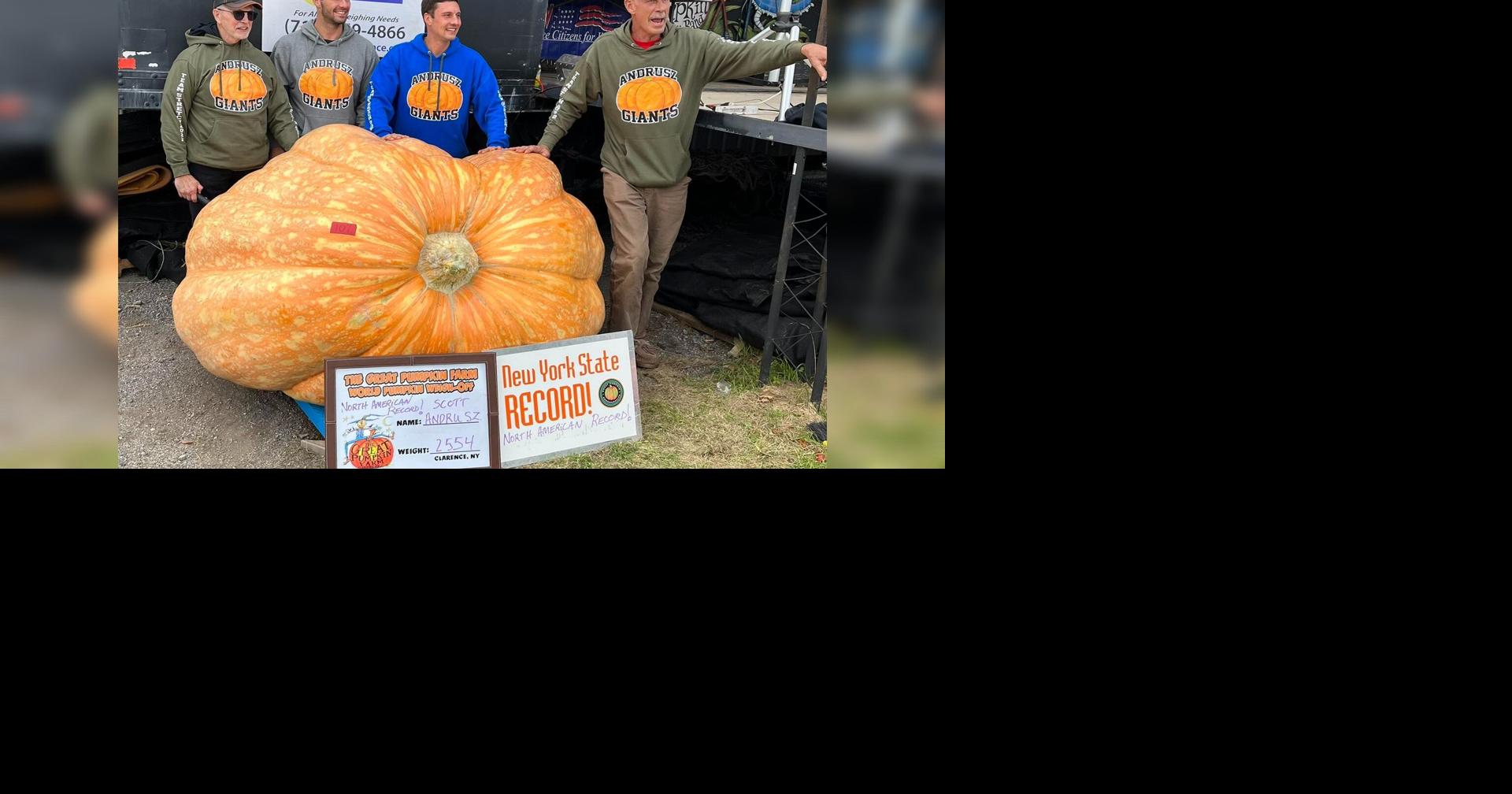 Oh my gourd: 2,554 pound pumpkin sets national record | Trending ...