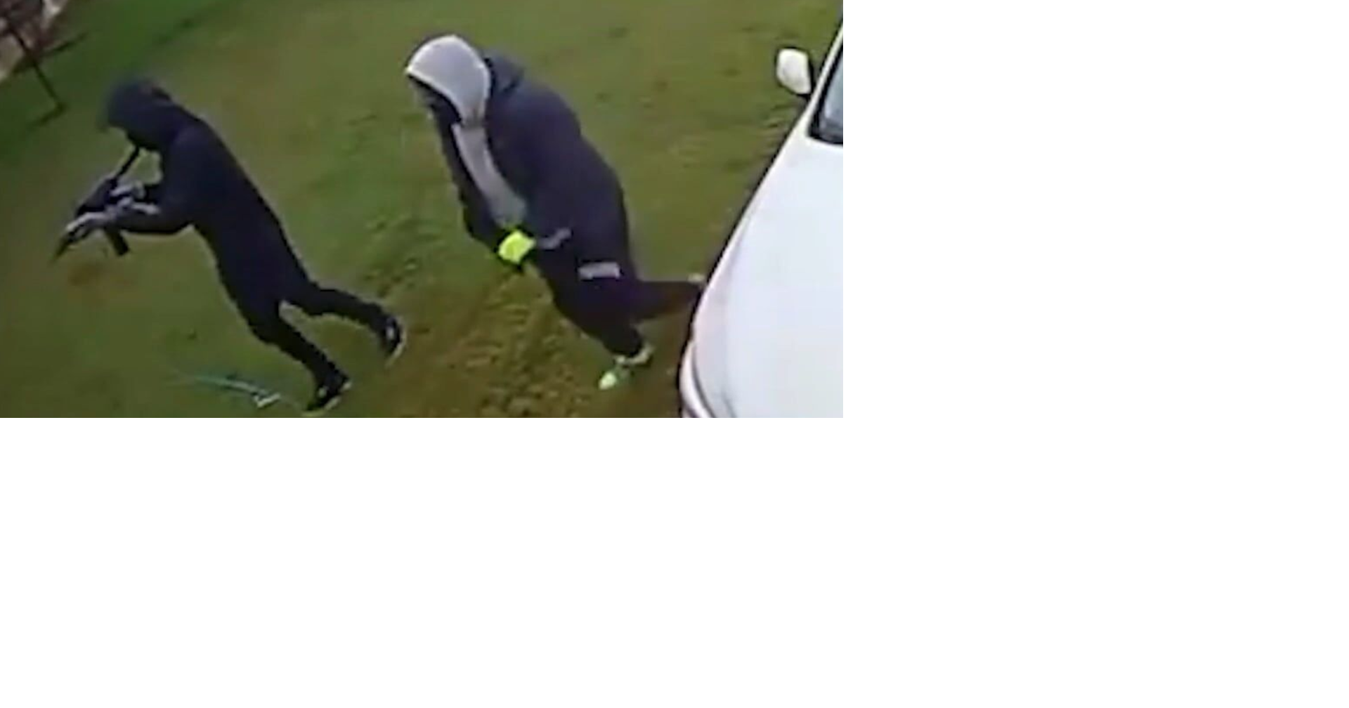 Group of gunmen caught on camera trying to break into home near Shelby ...