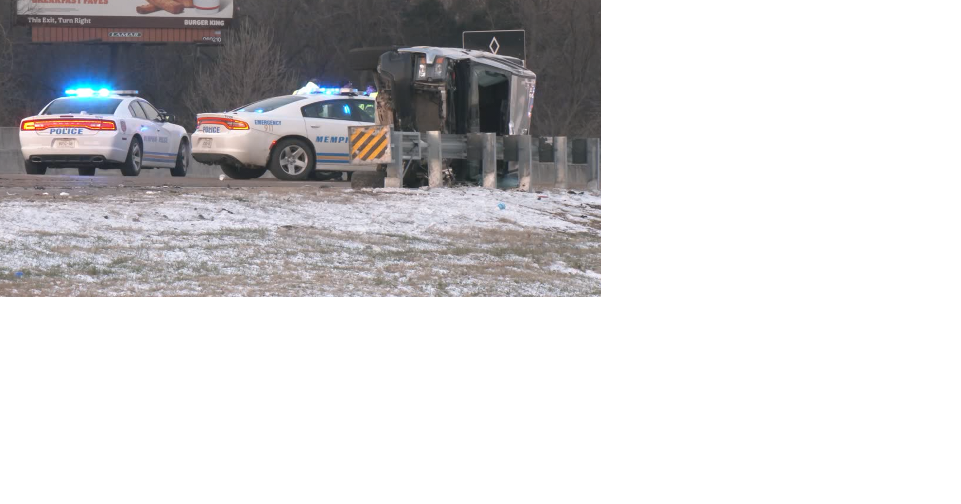 WATCH: Crash shuts down traffic on I-40 near Main Event | News ...