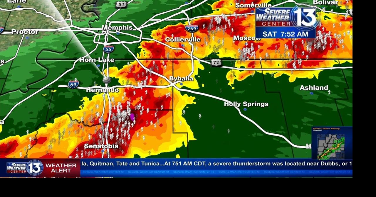 WATCH: Severe storms continue through the day in the Mid-South | News ...