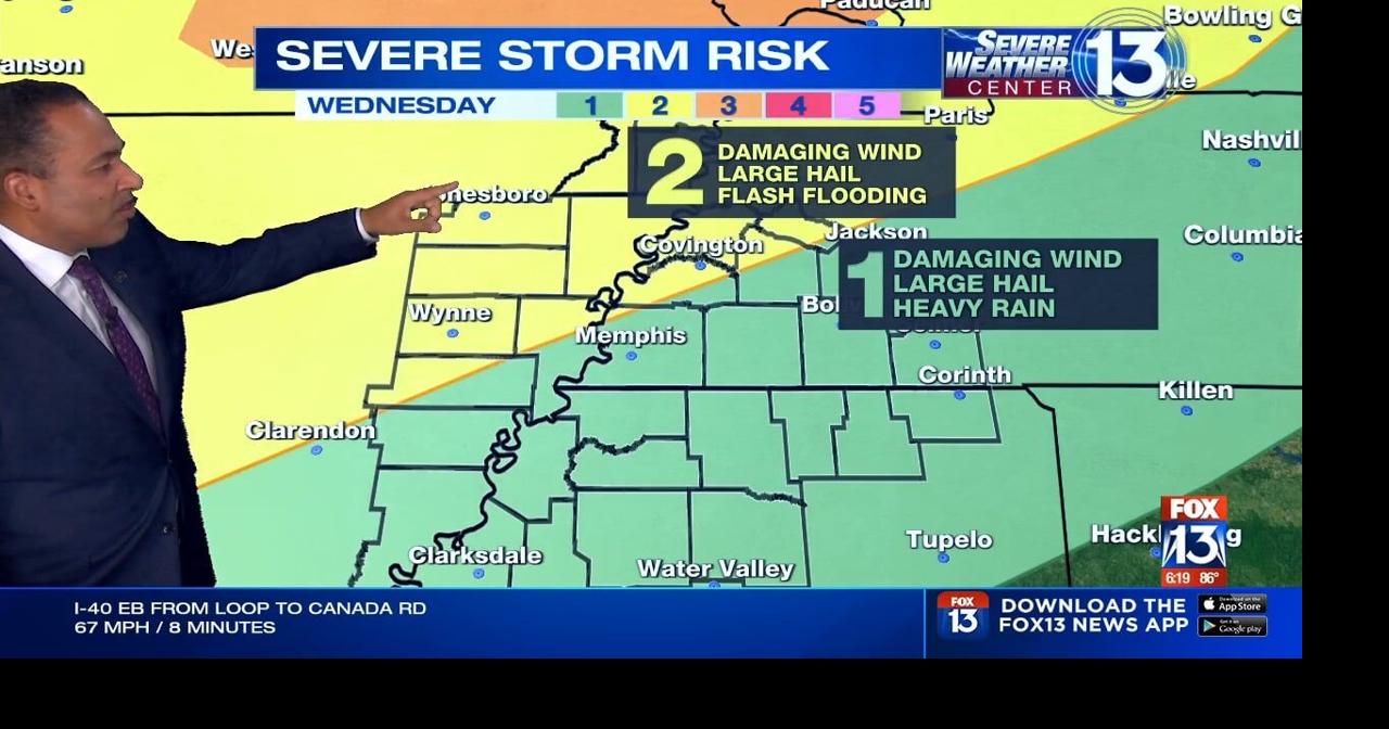WATCH: Strong storms move in late Wednesday, bringing chance of severe ...