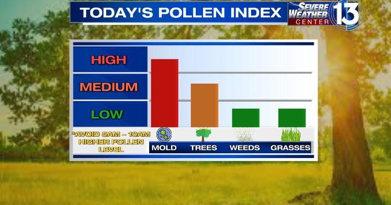 Today's Pollen Index | | fox13memphis.com