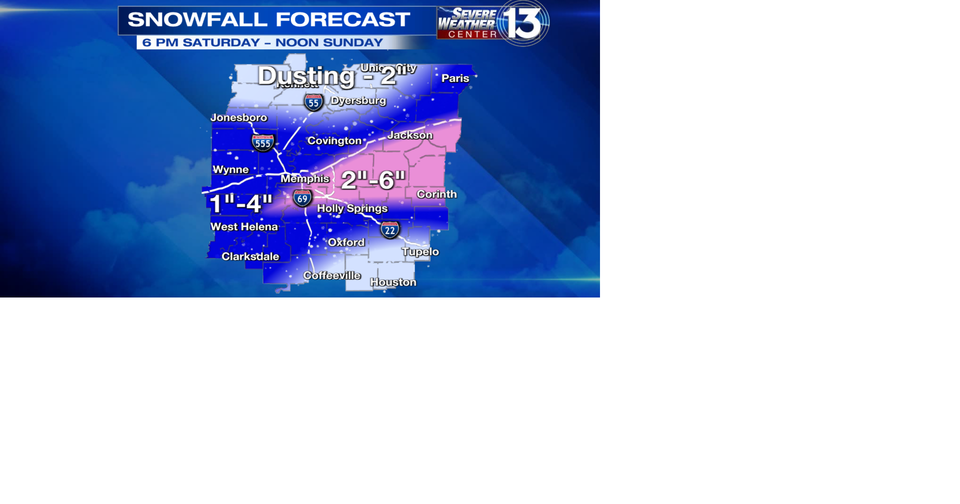 PHOTOS: Current timeline for snowfall in Memphis | | fox13memphis.com