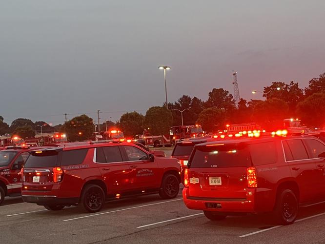 PHOTOS: 'Sea of Red' procession to honor fallen firefighter in Memphis ...