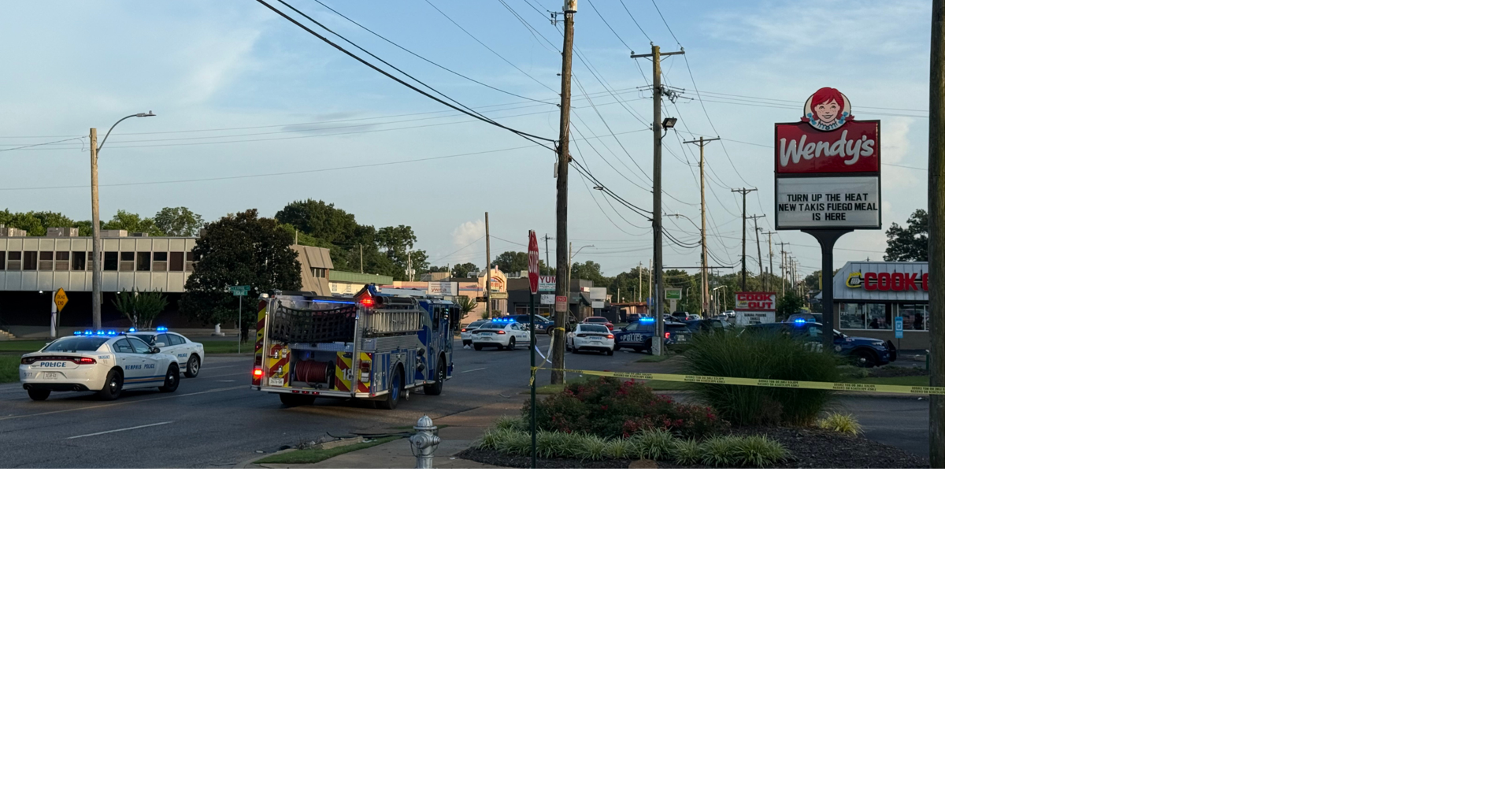 Large police presence outside Highland restaurant | News | fox13memphis.com