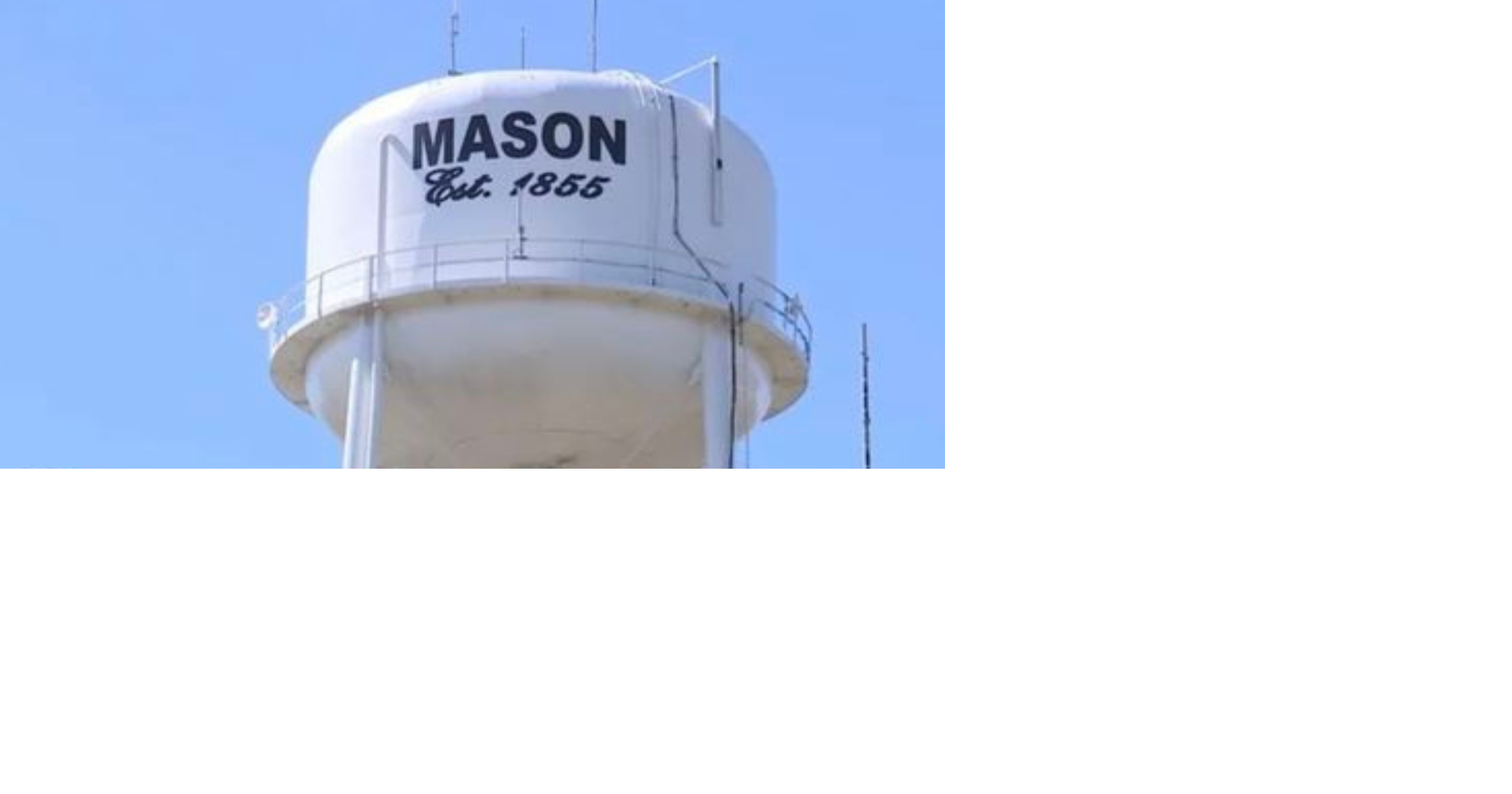 Most of Mason has water restored after going days without | News ...
