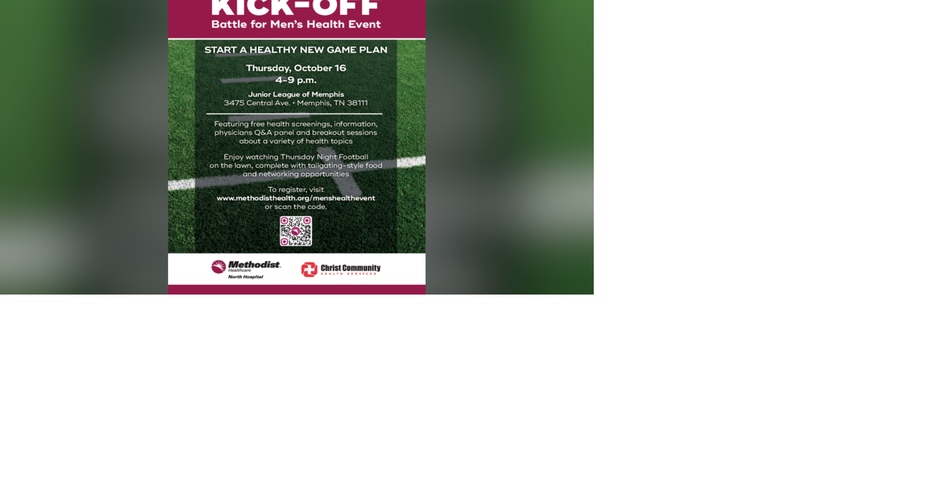 Methodist North hosting first 'Battle for Men's Health' event ...