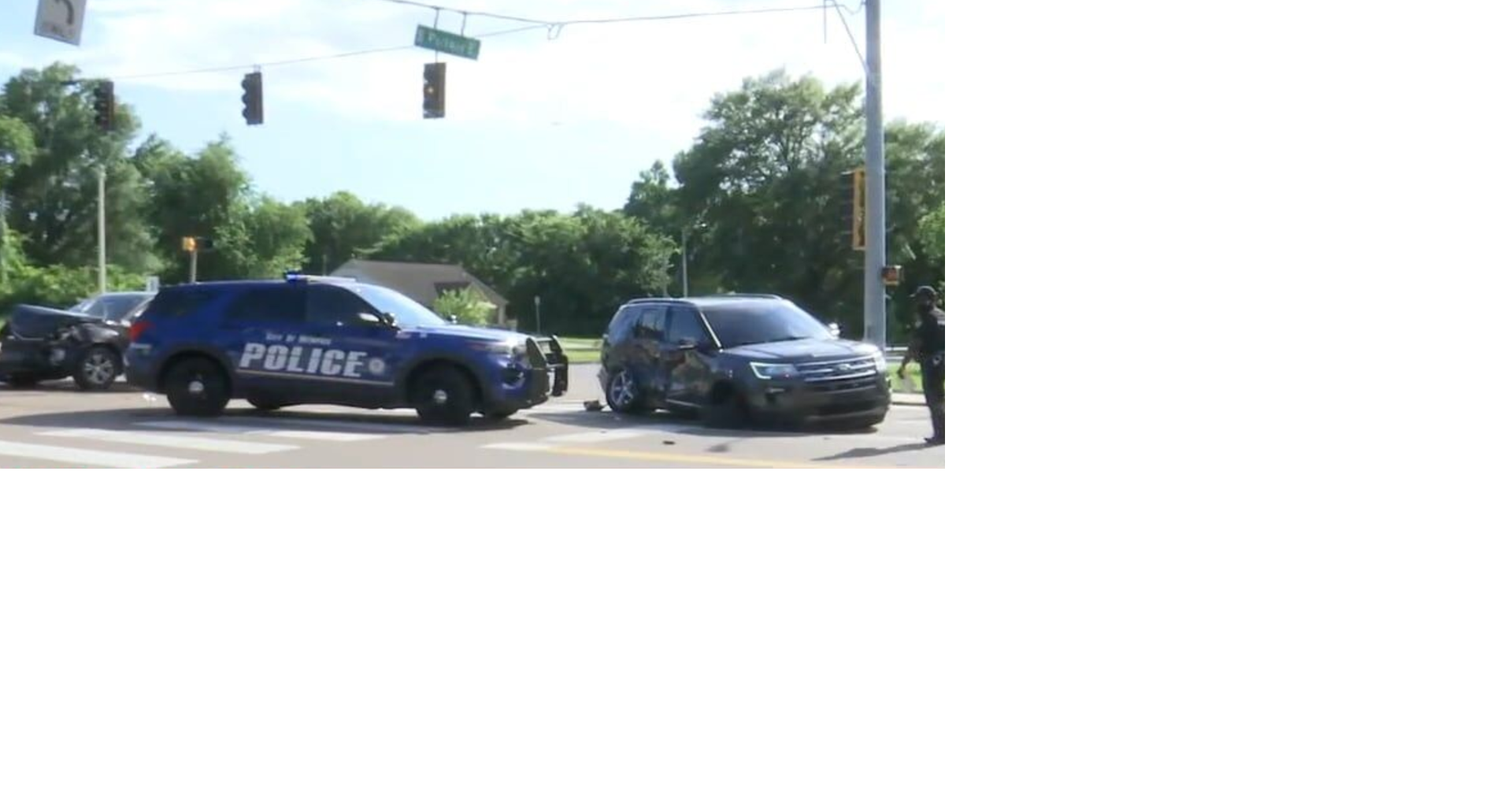Watch Mpd Squad Cars Involved In Crash With Stolen Car Police Say