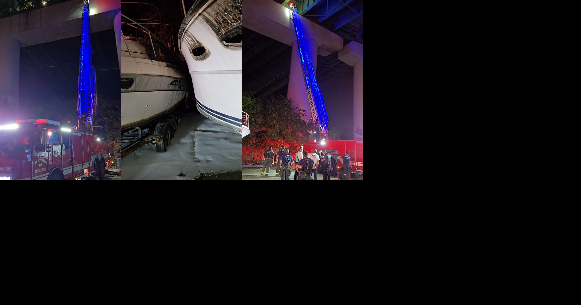 Boats catch fire under I-40 bridge during repairs, officials say | News ...