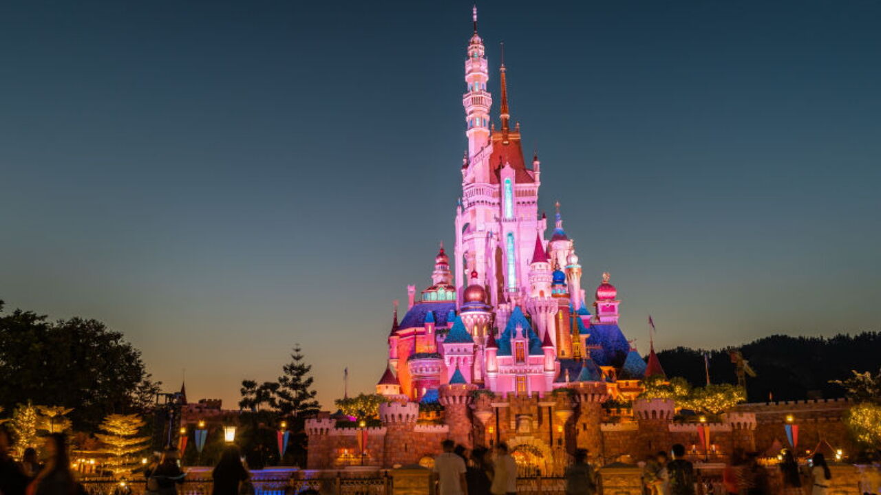 Disneyland At Night Wallpaper