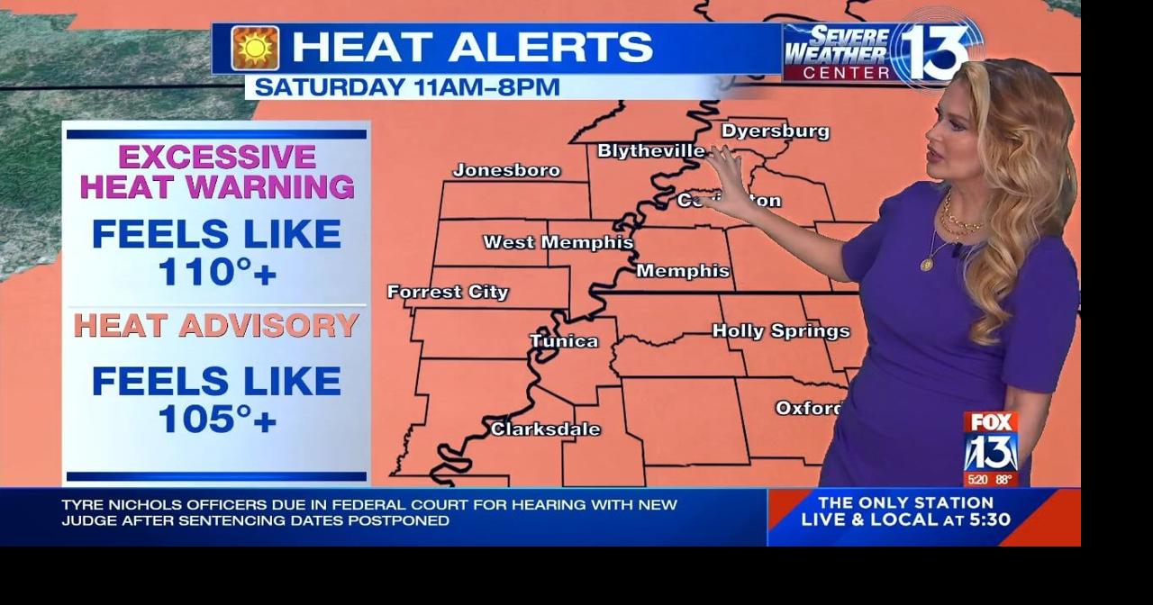 WATCH: Storms moved out, but excessive heat moves in for weekend ...