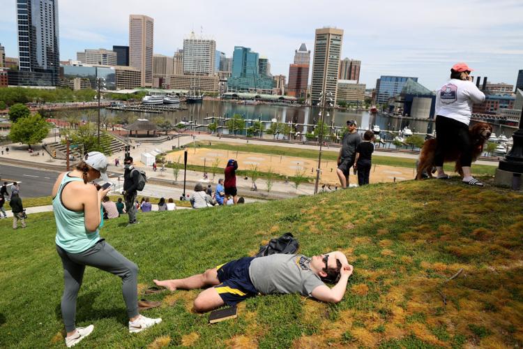 Photos: Blue Angels, Thunderbirds flyover DC, Baltimore, Atlanta to ...