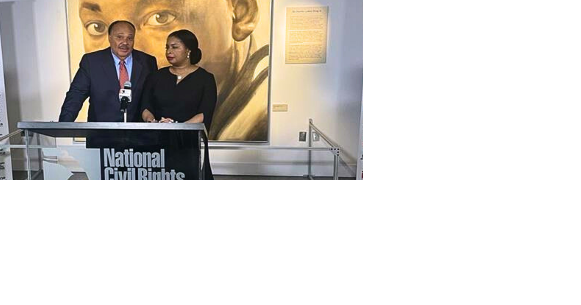 Martin Luther King III and Arndrea Waters King | | fox13memphis.com