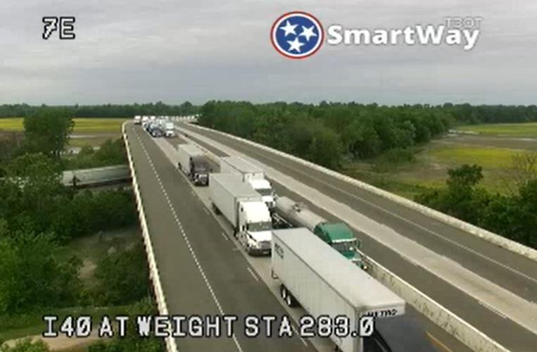 PHOTOS: I-40 Bridge closed after crack discovered | | fox13memphis.com