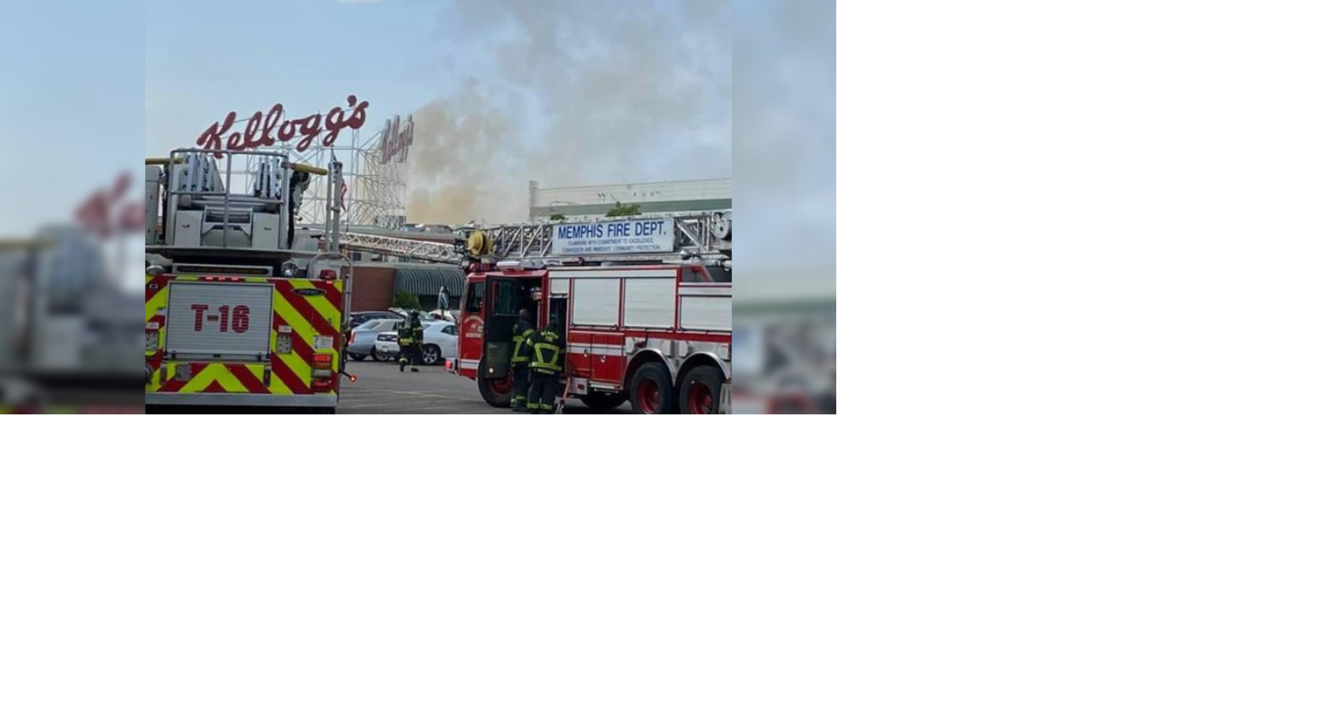 Memphis Fire Department responds to 3rd alarm fire at Kellogg’s Company ...