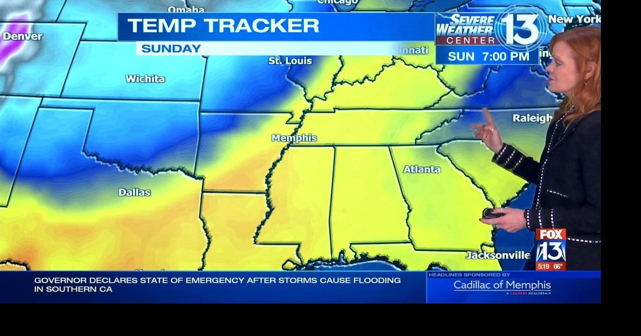 WATCH: Couple more days of warmth, sunshine before strong cold front ...