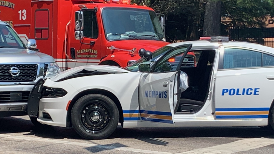Memphis Police car involved in crash in East Memphis | News ...