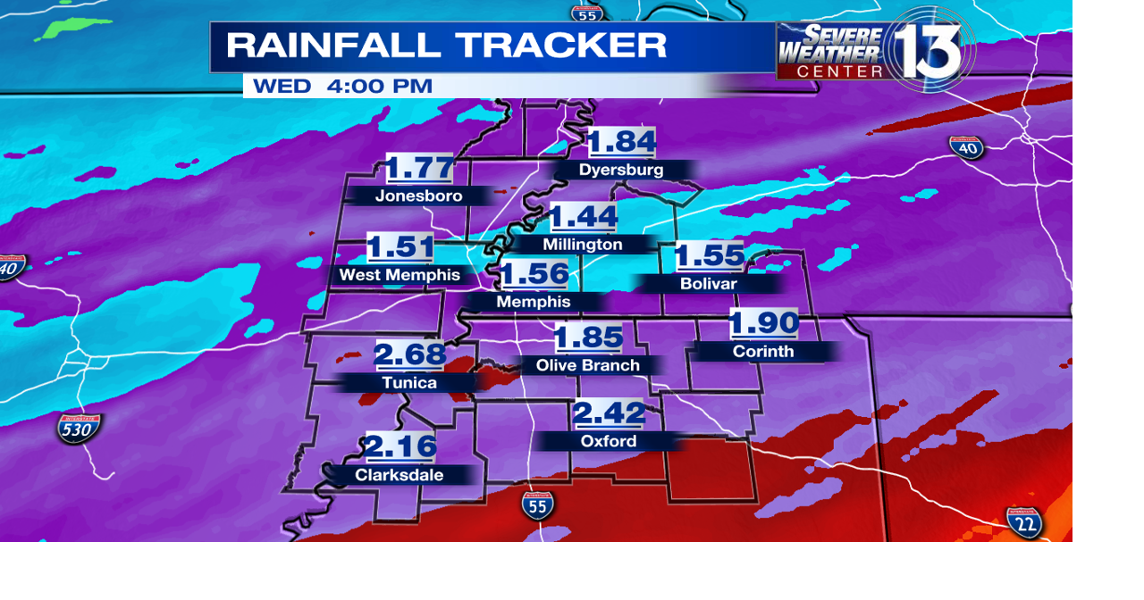 Wednesday Rain Tracker | | fox13memphis.com